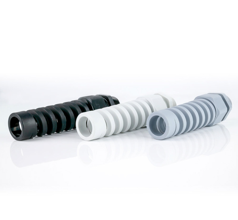 Jacob Plastic cable glands with spiral top | Metric | IP68 | WKK