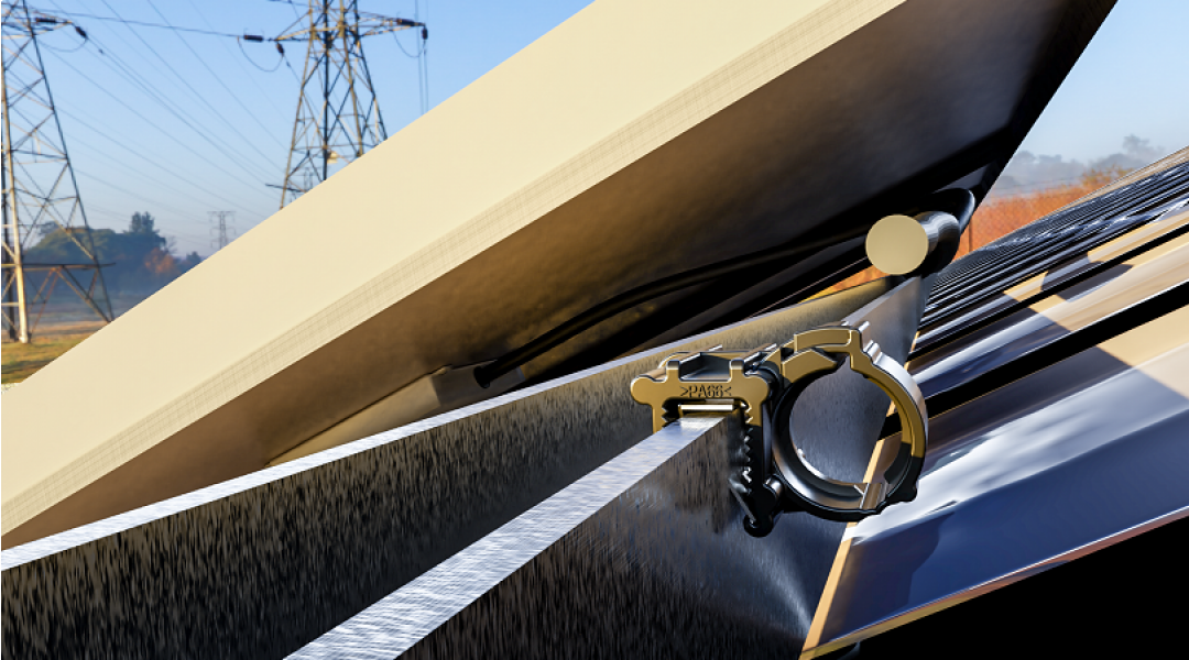 A demo of our fixation clips for the solar industry