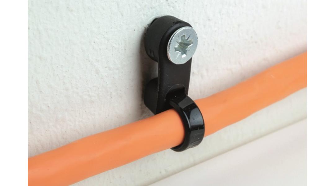 How do you use screw mount cable ties?